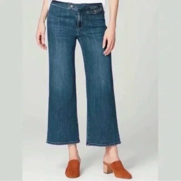 J. Jill | Jeans | J Jill Denim Womens Tab Waist Full Leg Crops Plus ...